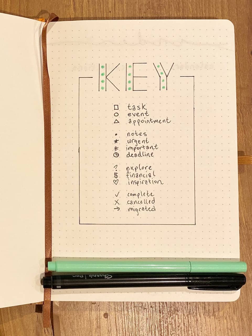 How to Start A Bullet Journal for the First Time! - Coffee with Kinzy