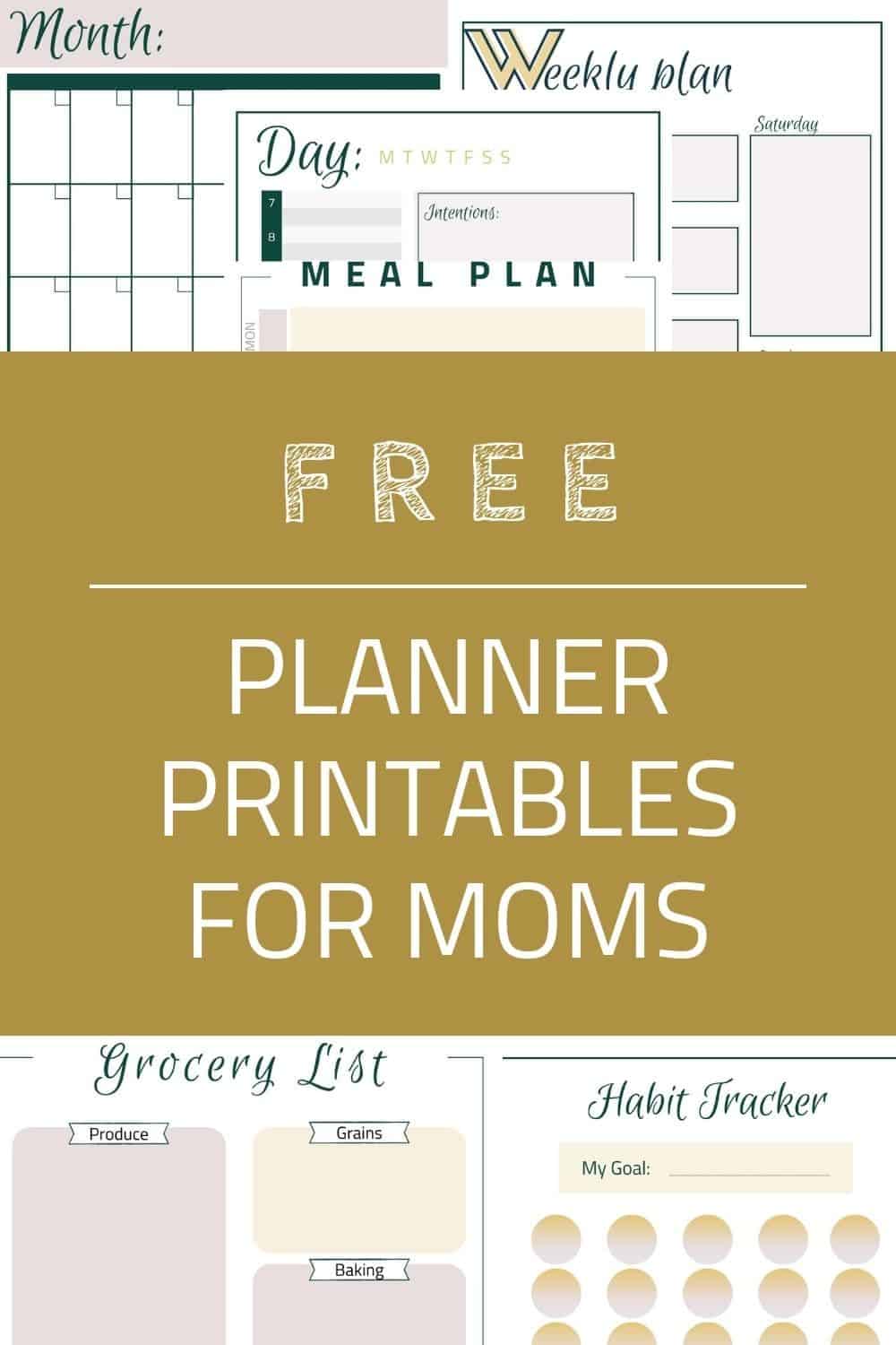 Free Planner Printables for Moms: 18+ Pages