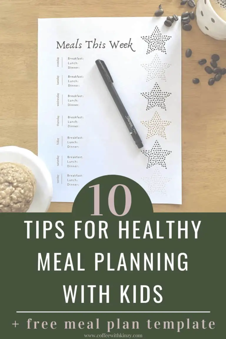 10 Tips for Healthy Meal Planning with Kids (+ Free Meal Plan Template)