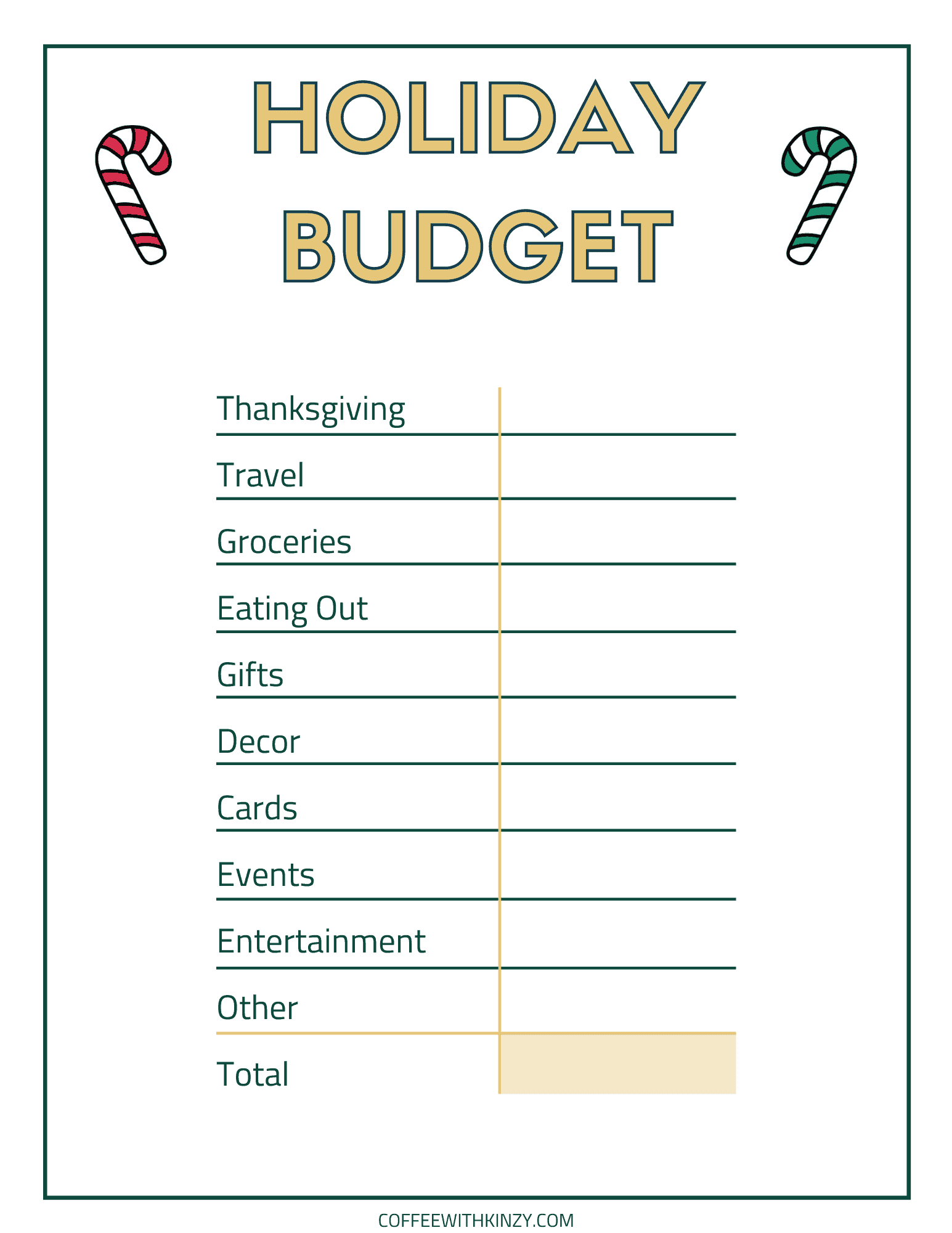 The Ultimate 20-Page Free Holiday Planner: Stay Organized This Holiday ...