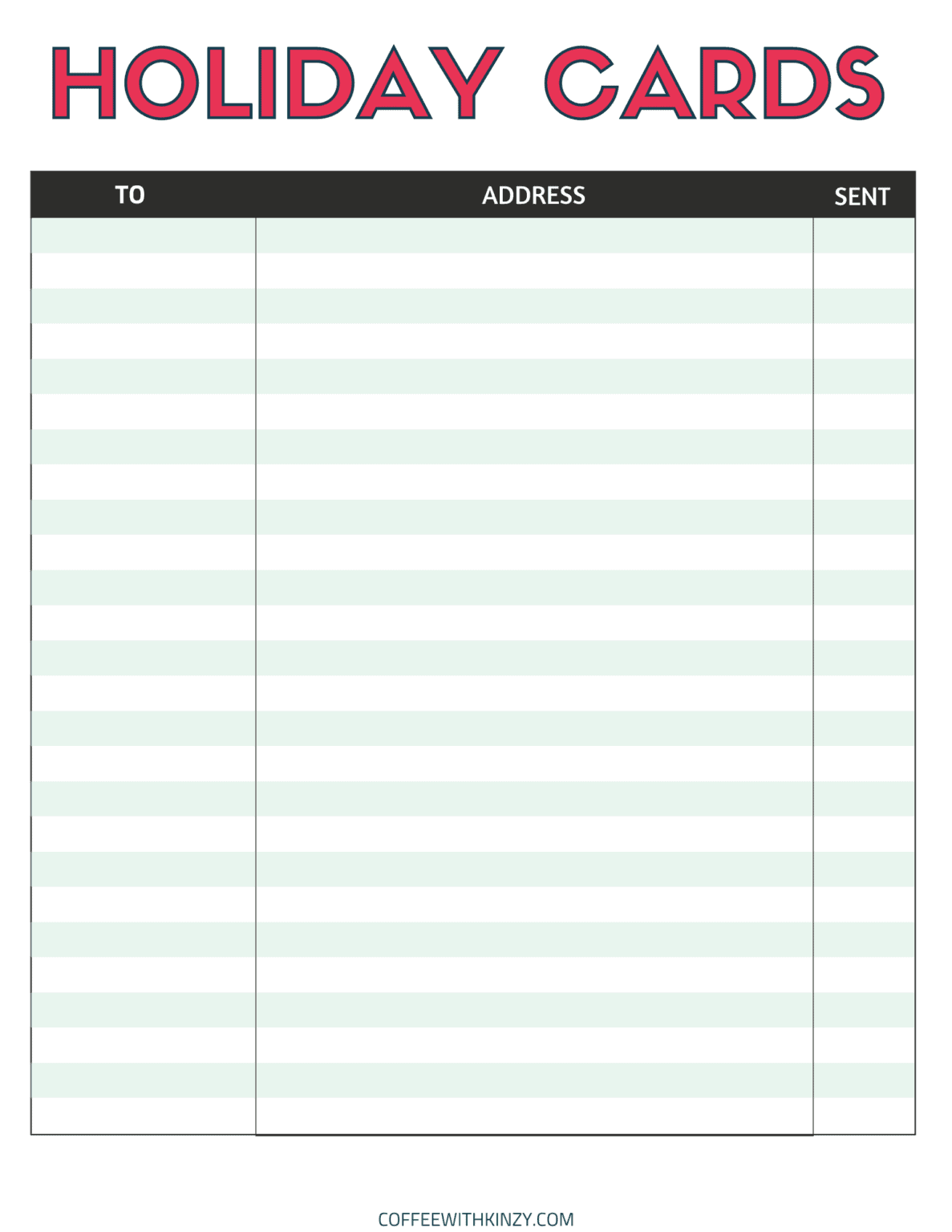 The Ultimate 20-Page Free Holiday Planner: Stay Organized This Holiday ...