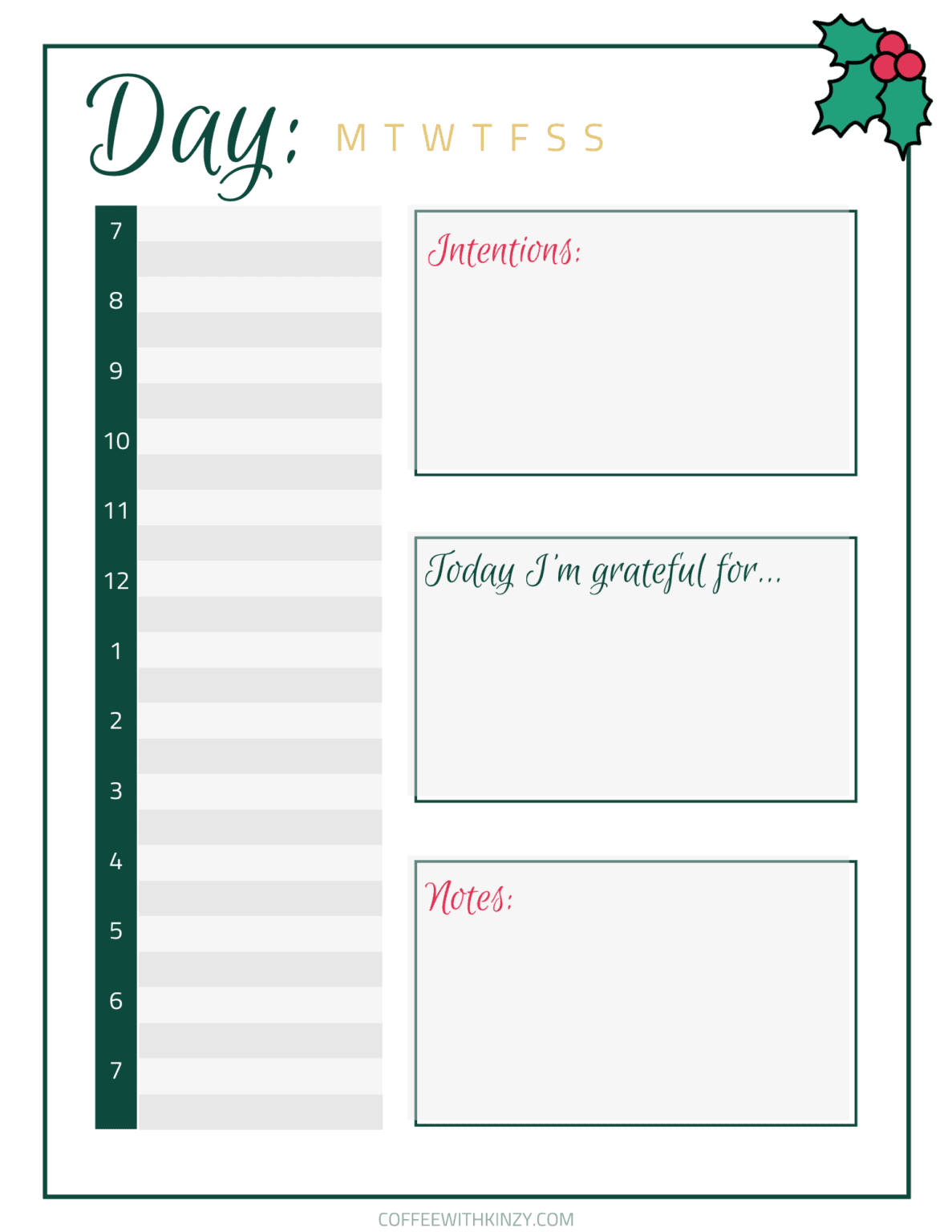 The Ultimate 20-Page Free Holiday Planner: Stay Organized This Holiday ...