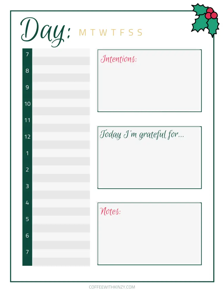 The Ultimate 20-Page Free Holiday Planner: Stay Organized This Holiday ...