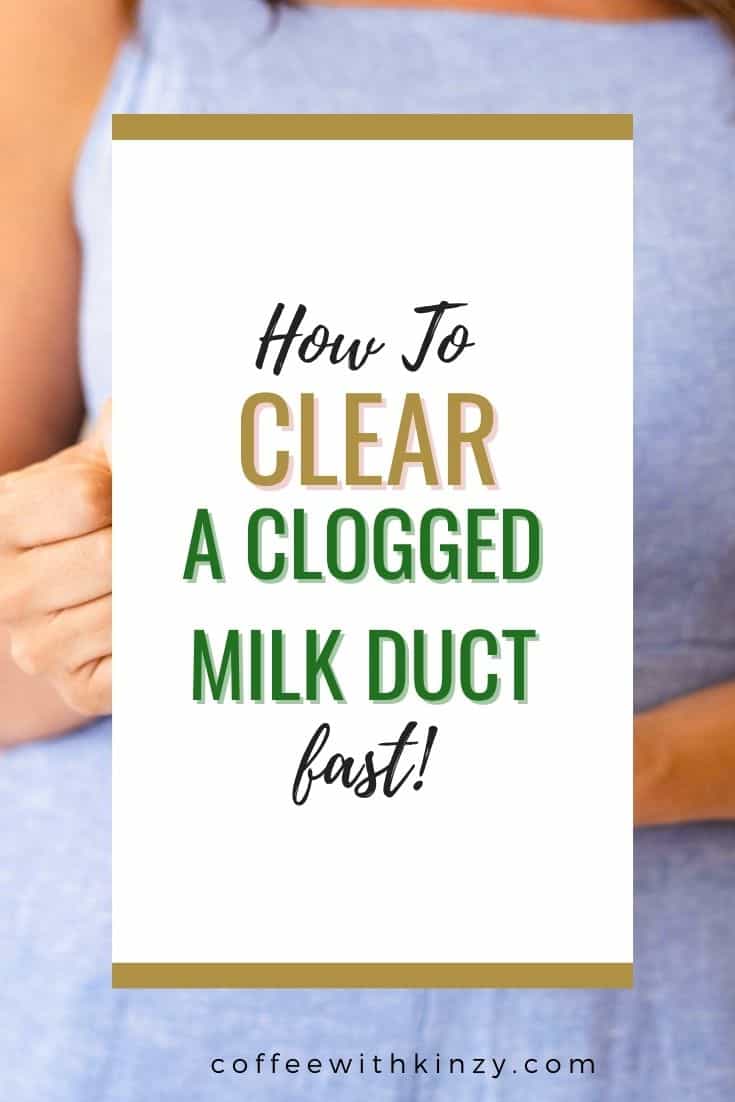 How to clear a blocked milk duct FAST! - Coffee with Kinzy