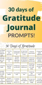 An Attitude of Gratitude: 30 Gratitude Journal Prompts (+ Free ...