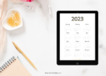 4 Superb 2023 Year At A Glance Printable Calendars (They're FREE ...